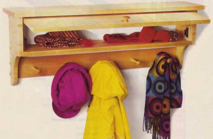 Simple Coat and Mitten Rack - BestLife52