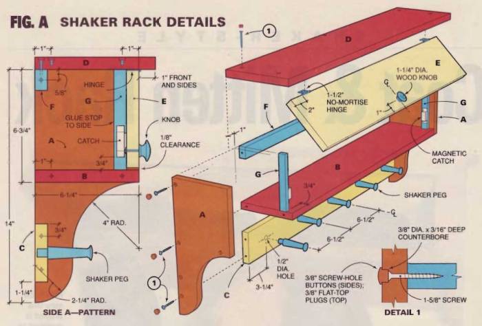 Simple Coat and Mitten Rack - BestLife52